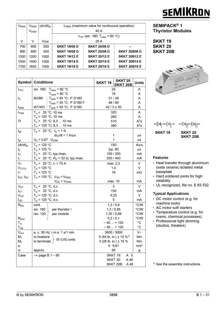SKKT-19-SKKT-20-SKKT-20B | Semikron de México, S.A. de C.V.